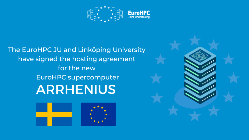 The Way is Open to Build a EuroHPC World-class Supercomputer in Sweden - The European High ...